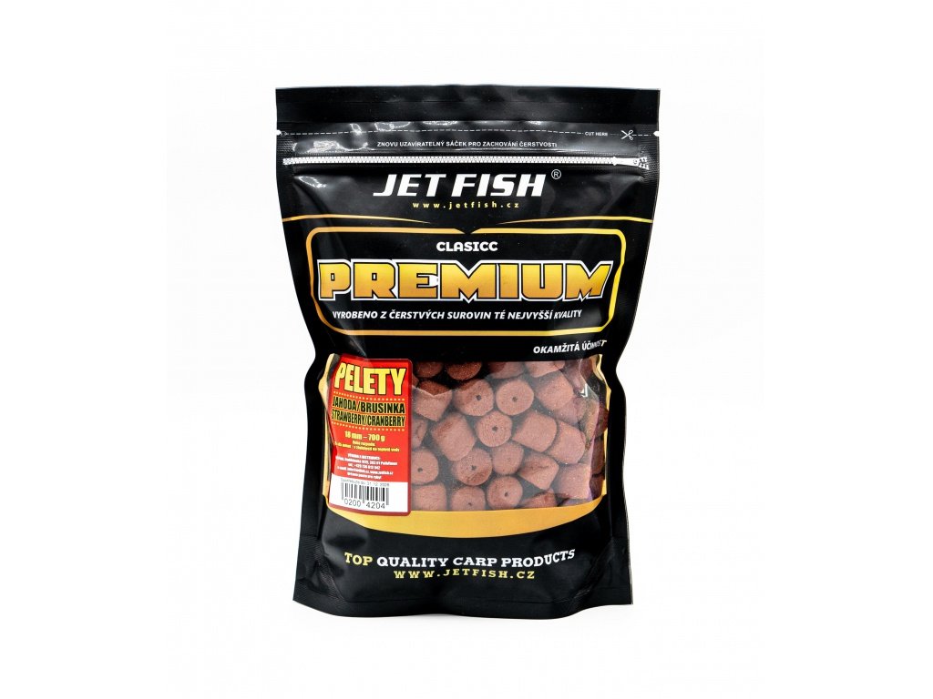 JET FISH Premium clasicc pelety 700g - 18 mm : JAHODA/BRUSINSKA ...