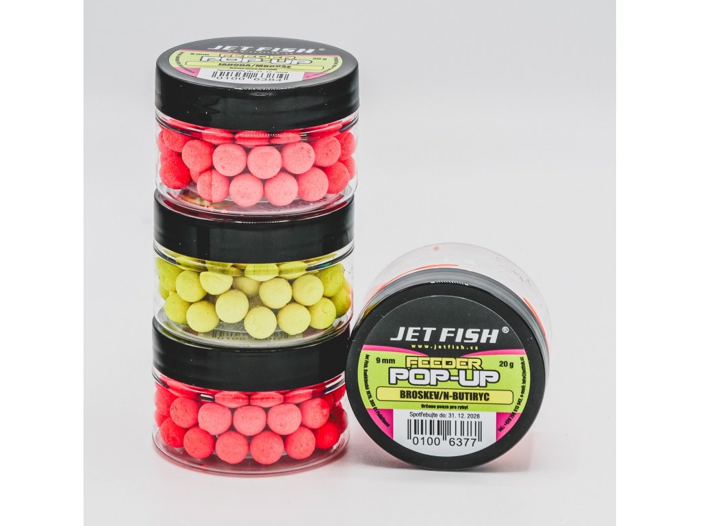 JET FISH Feeder POP-UP 20g- 9mm : BROSKEV / N - BUTIRYC - CarpCentrum