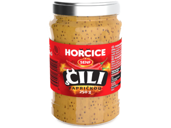 SENF Hořčice čert 250 g sklo - CeliakShop.cz