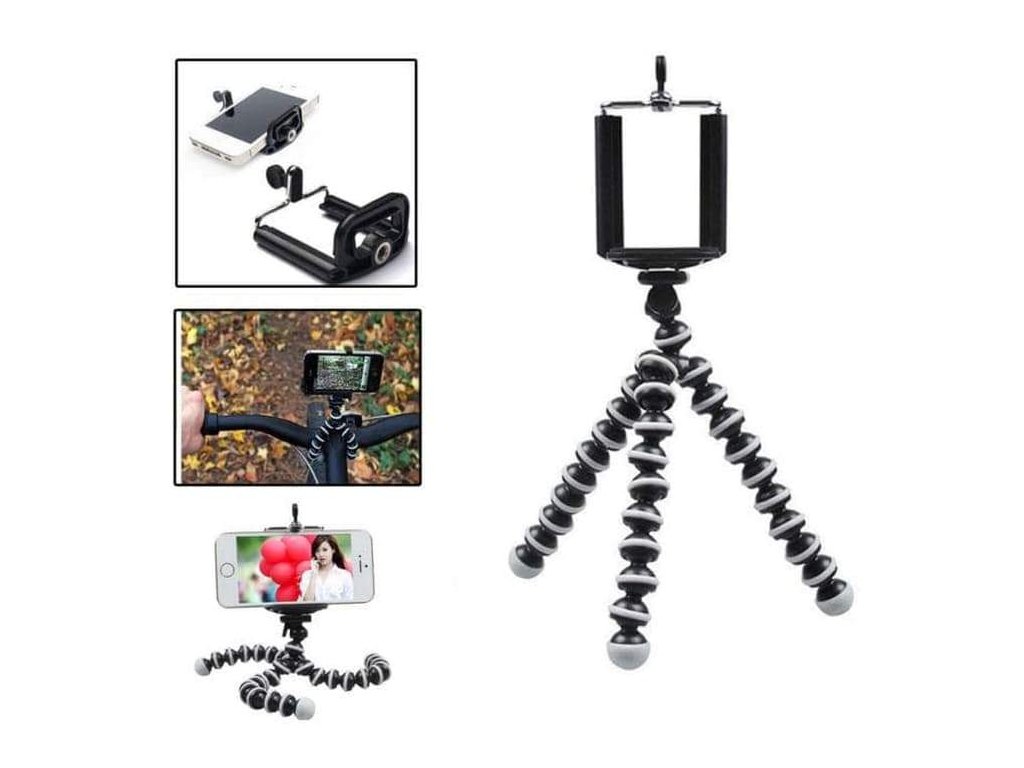 Flexibilní stativ pro mobilní telefony, Tripod Z-03 - CenovaManie.cz