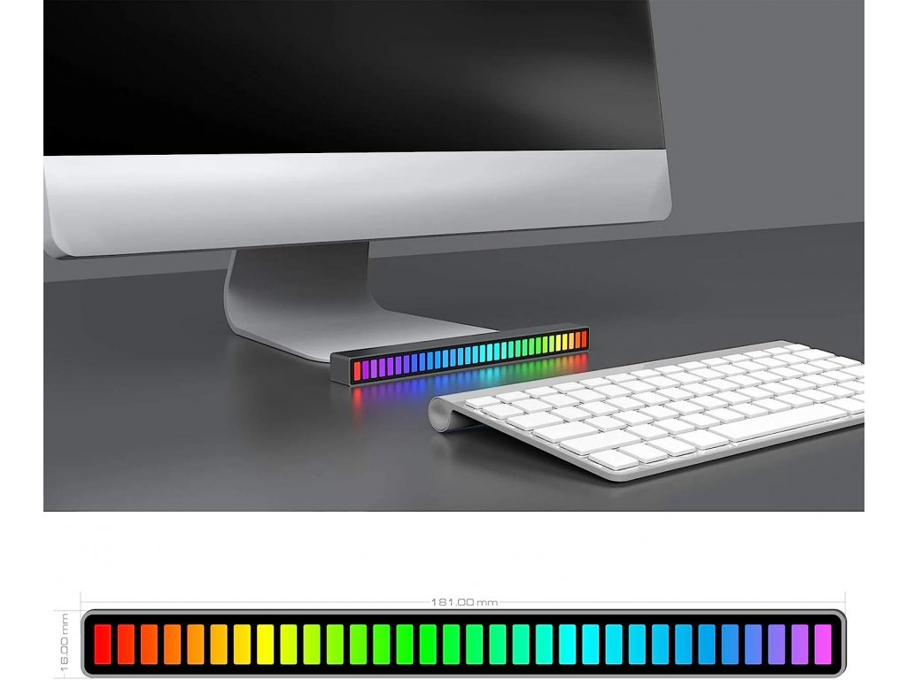 Grafický rytmický LED equalizér - CenovaManie.cz