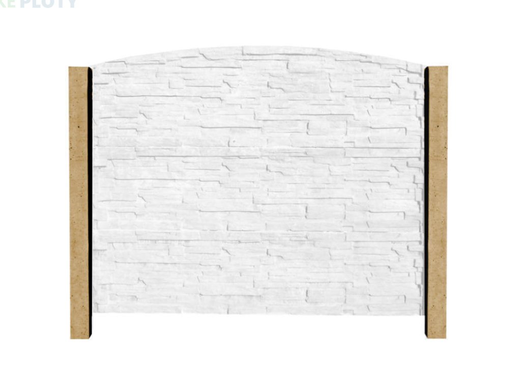 Betonový sloupek hladký průběžný pískovec