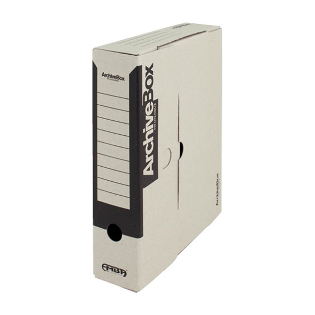 Krabice archivační EMBA Colour 330 x 260 x 75 mm - černá - ČESKÝ TONER