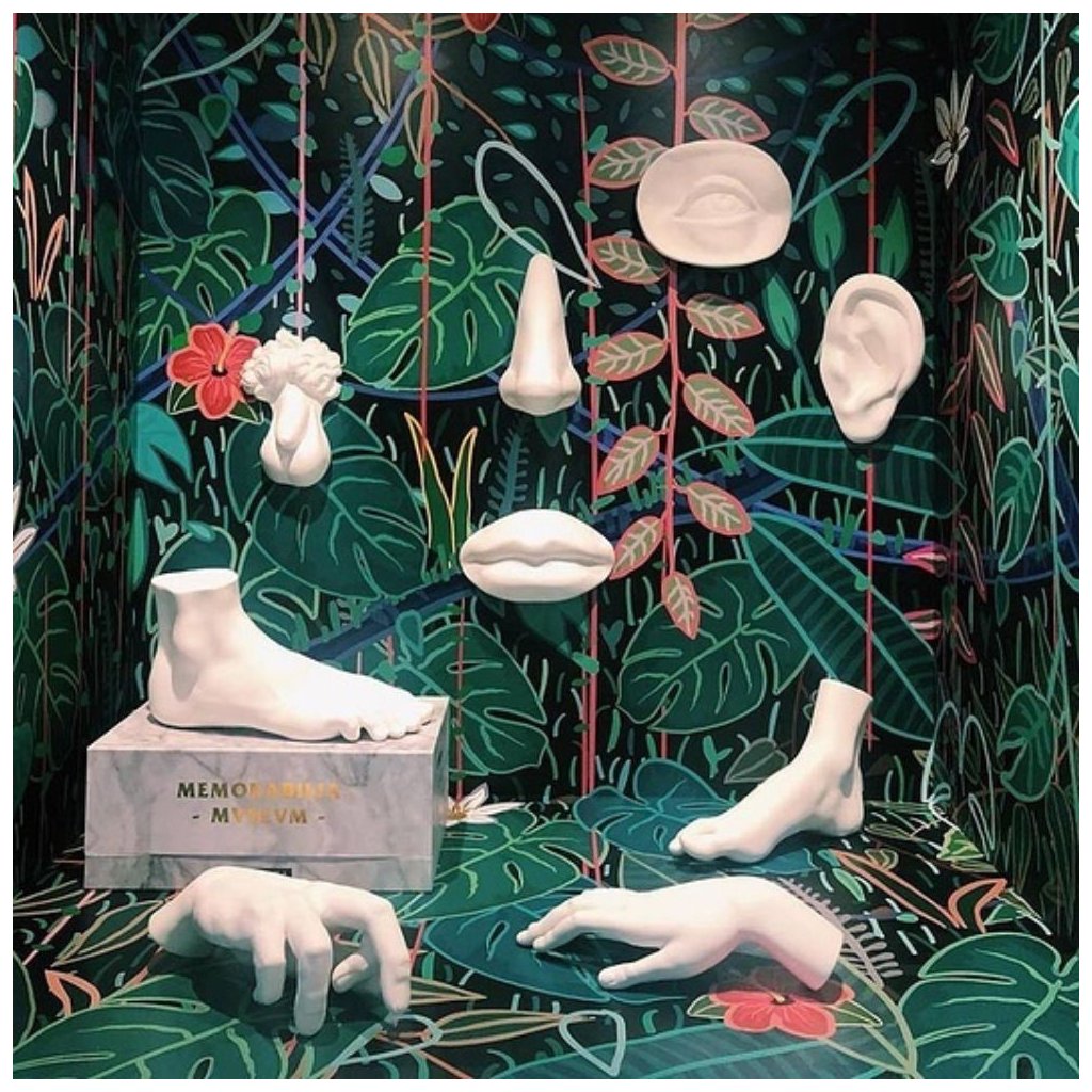 Porcelánové ucho MEMORABILIA MVSEVM Seletti 24,5 cm bílé - Chefshop.cz