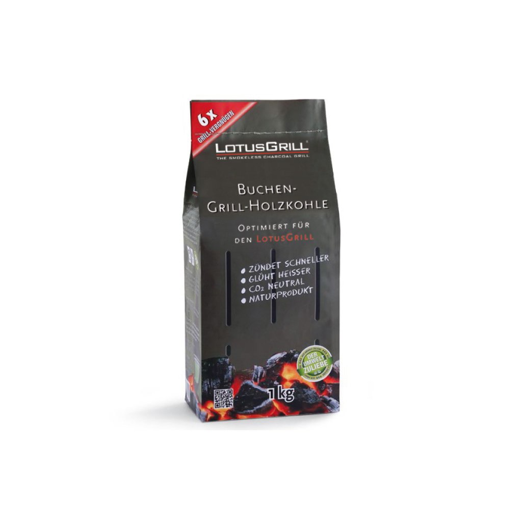 Drevené uhlie LotusGrill 1 kg - Chefshop.sk