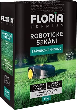 FLORIA Trávníkové hnojivo pro robotické sekání 2,5 kg - Chemicor