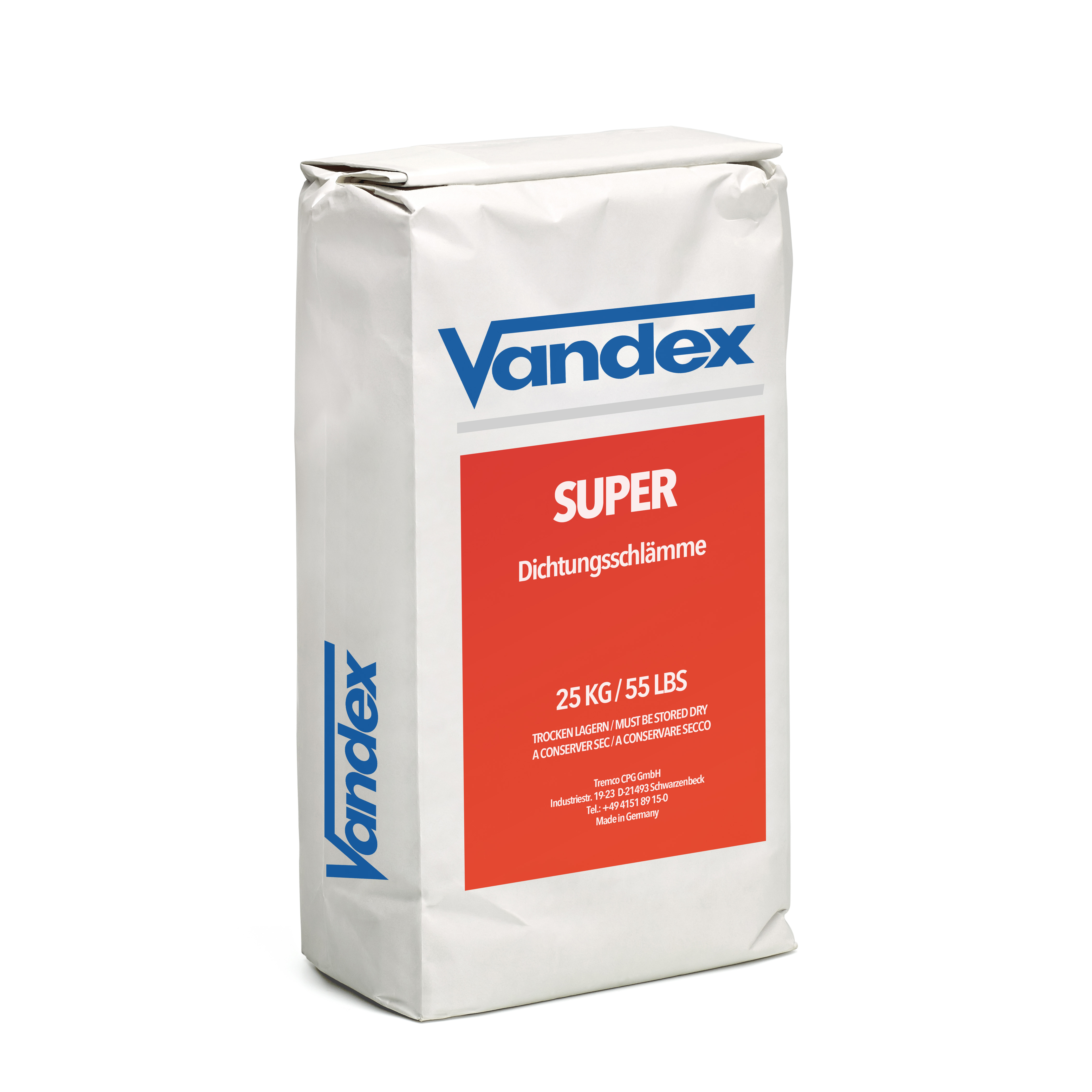 VANDEX SUPER, 25 kg, krystalizační hydroizolační hmota - chemieprostavbu.cz