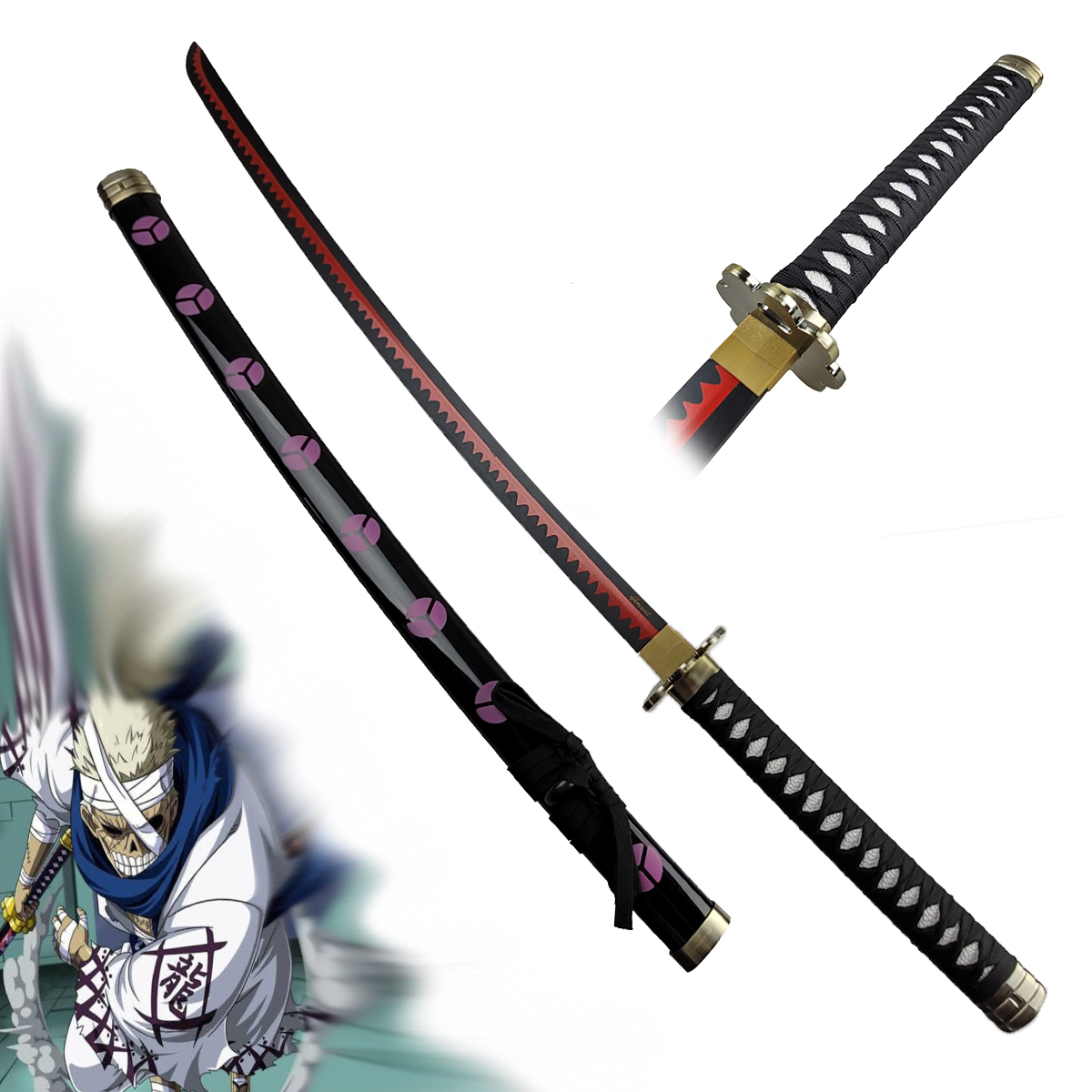 Dřevěná katana "SHUSUI" One Piece | chladnezbrane.eu