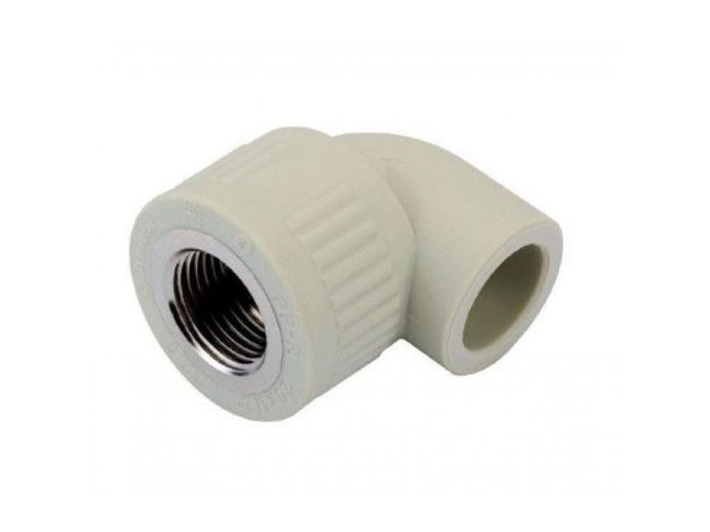 PPR koleno s kovovým vnitřním závitem 25 x 3/4 | 41 Kč | Chlorito.cz