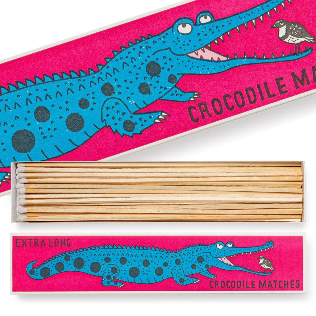VERY LONG LUXURY MATCHBOXES sirky Crocodile - COVEROVER