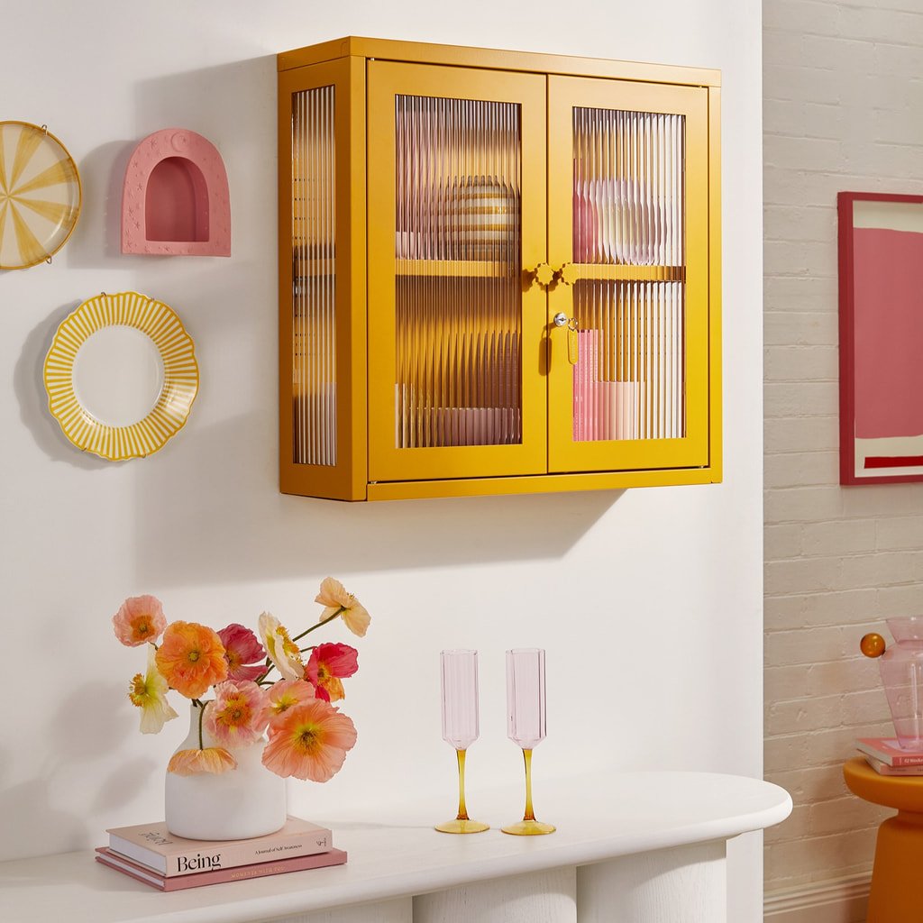 THE KIT wall cabinet / Mustard - COVEROVER