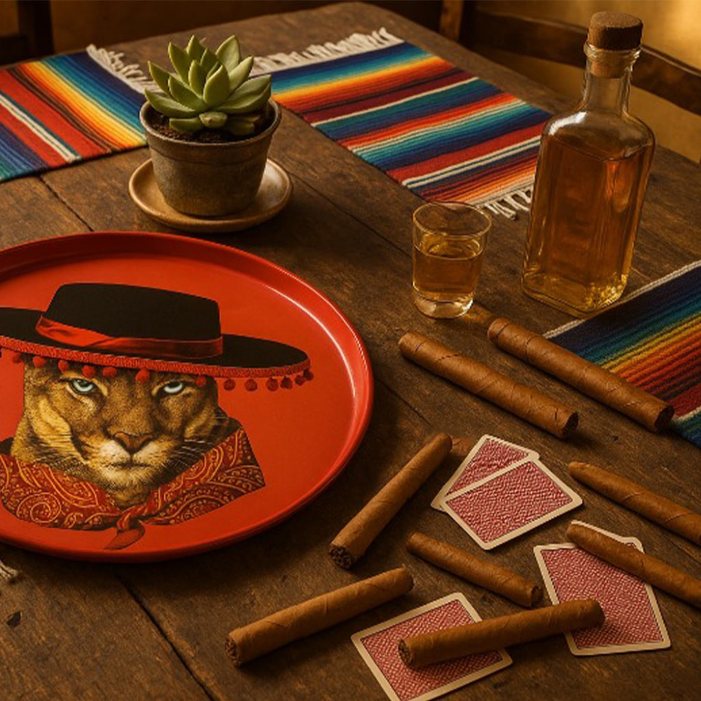 BANDINO kulatý podnos - COVEROVER