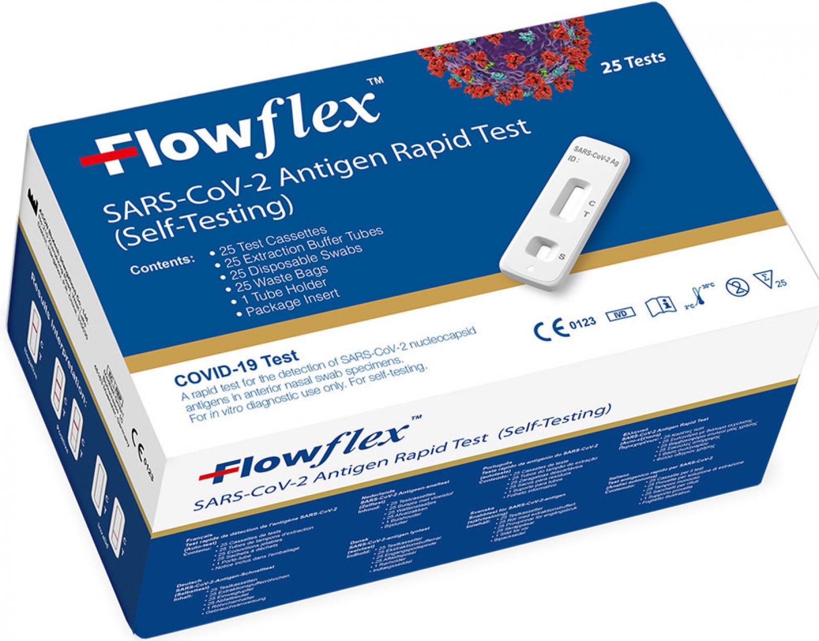Flowflex SARS-CoV-2 Antigen Rapid Test (Self-Testing) - 25 ks (Acon ...