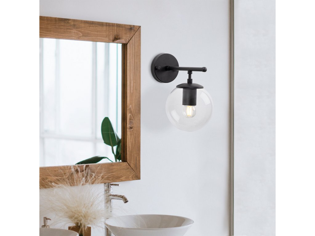 Nástěnná lampa ROE 10 černá - Creative Home