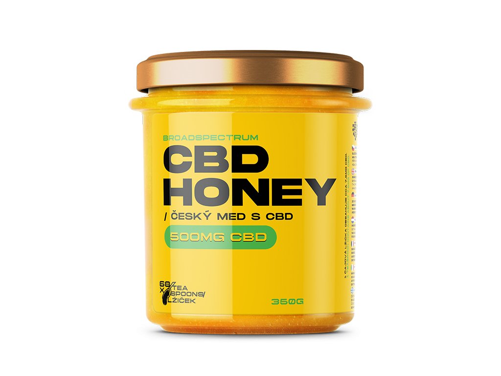CBD prémiový český med s 500 mg kanabidiolu | czech-cbd.cz