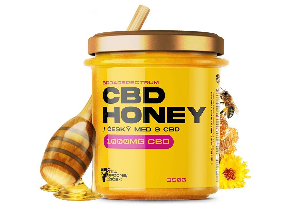 CBD prémiový český med s 1000 mg kanabidiolu | czech-cbd.cz