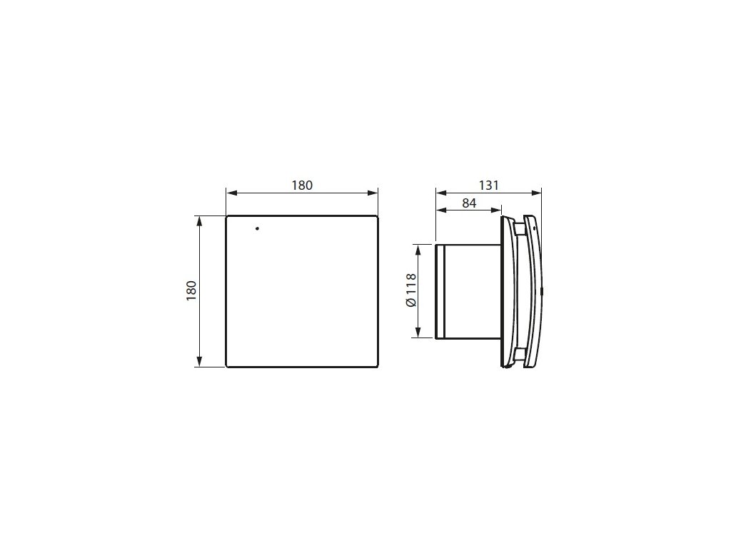 Soler & Palau DECOR 200 DESIGN CZ - malý axiální ventilátor do koupelny ...
