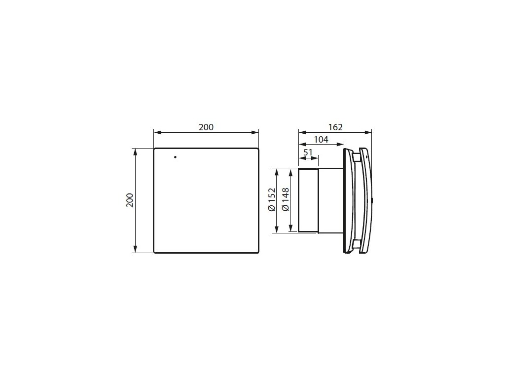 Soler & Palau DECOR 300 DESIGN CRZ - malý axiální ventilátor do ...