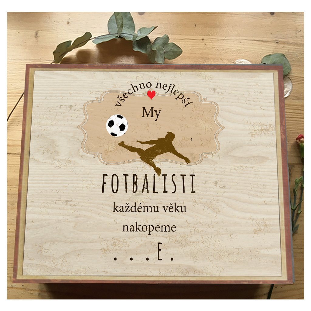 Box pro fotbalisty - Dárky Dejdar - dárky k narozeninám a svatební dary Box pro fotbalisty - Dárky Dejdar - dárky k narozeninám a svatební dary