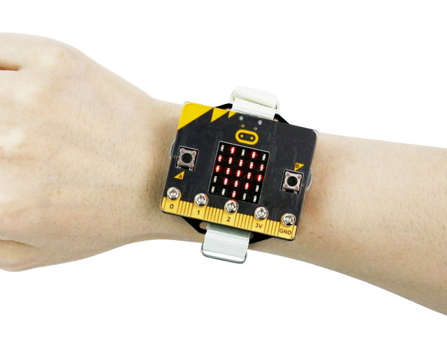 YAHBOOM DIY chytré hodinky wrist:bit na bázi BBC:Micro.bit kompatibilní ...