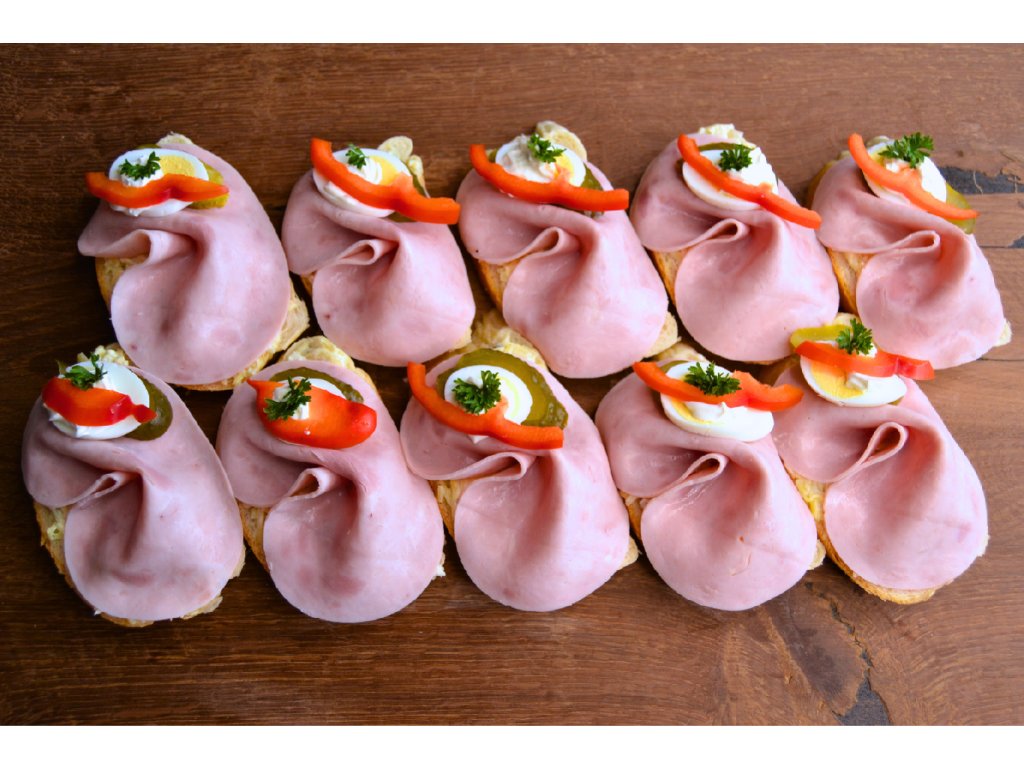 Chlebíčky šunkové - sada - Dési