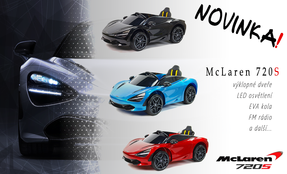 Dětská elektrická autíčka a elektrické motorky licencované