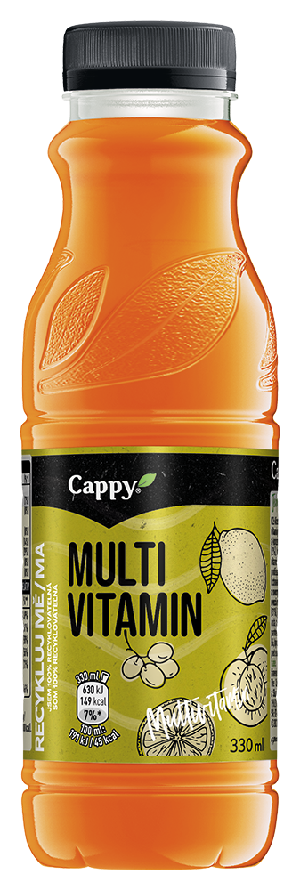Cappy Multivitamín 50% (330ml) - DEW Food