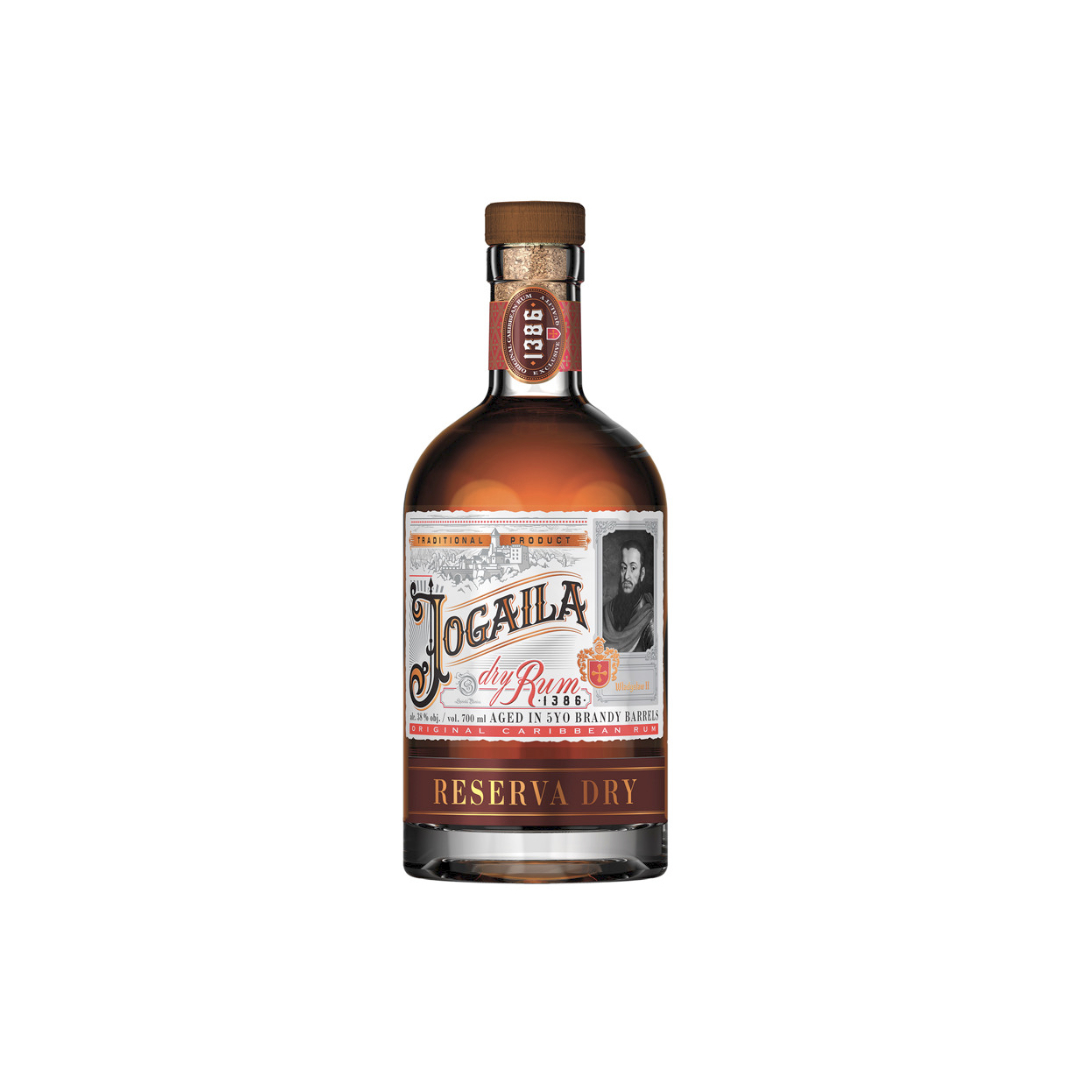 Jogaila reserve dry rum 0,7L 38% - dobralahev.cz