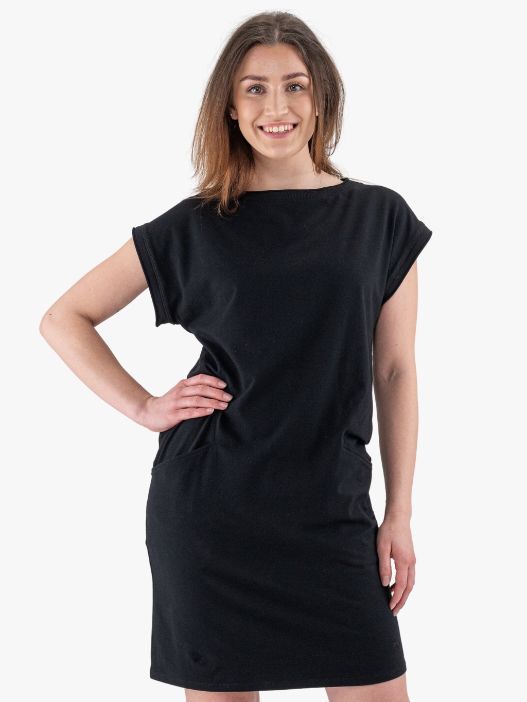 Šaty Alma anthracite - Doke