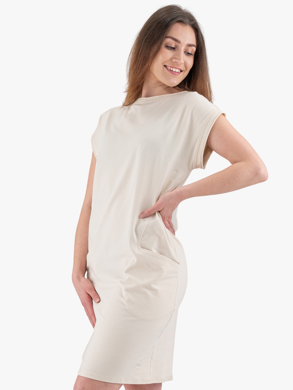 Šaty Alma egg nog - Doke