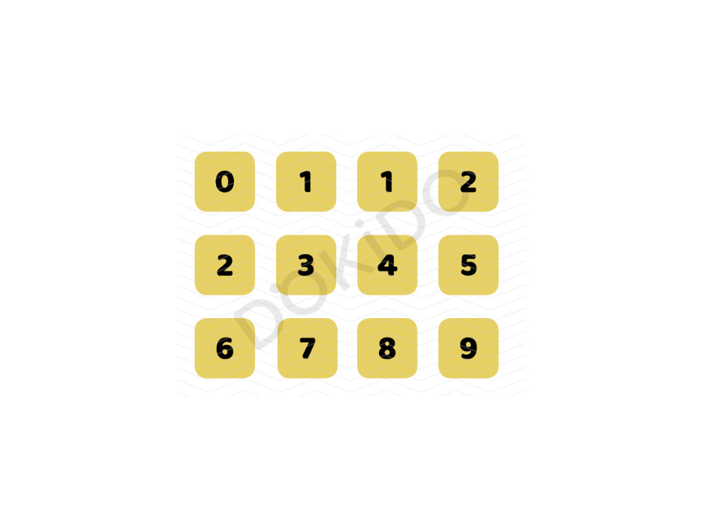 čísla dnů malá| samostatné děti | DOKIDO.cz