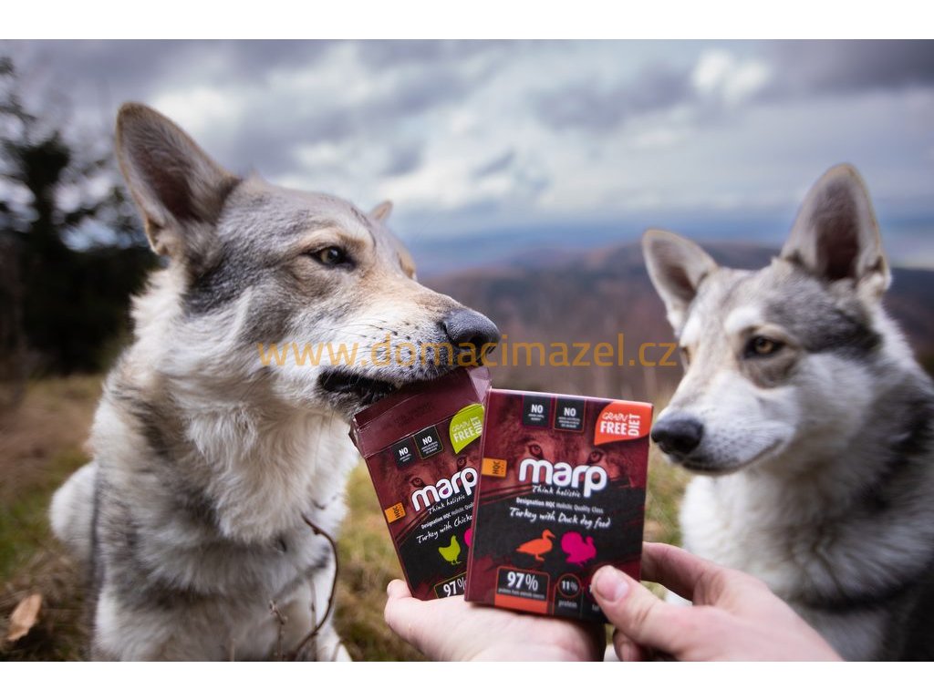 Marp Holistic krůta s kachnou tetrapak 375g - DomaciMazel.cz