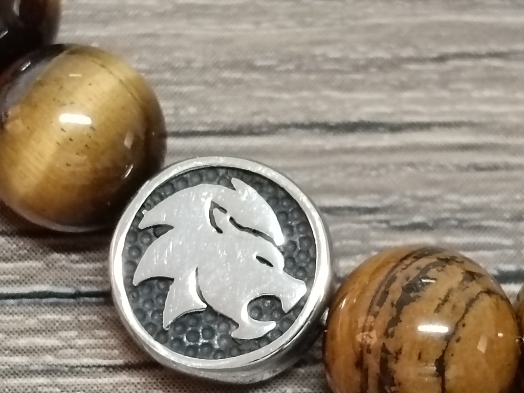 Náramek tygří oko 8mm znamení Lev - domeli.cz