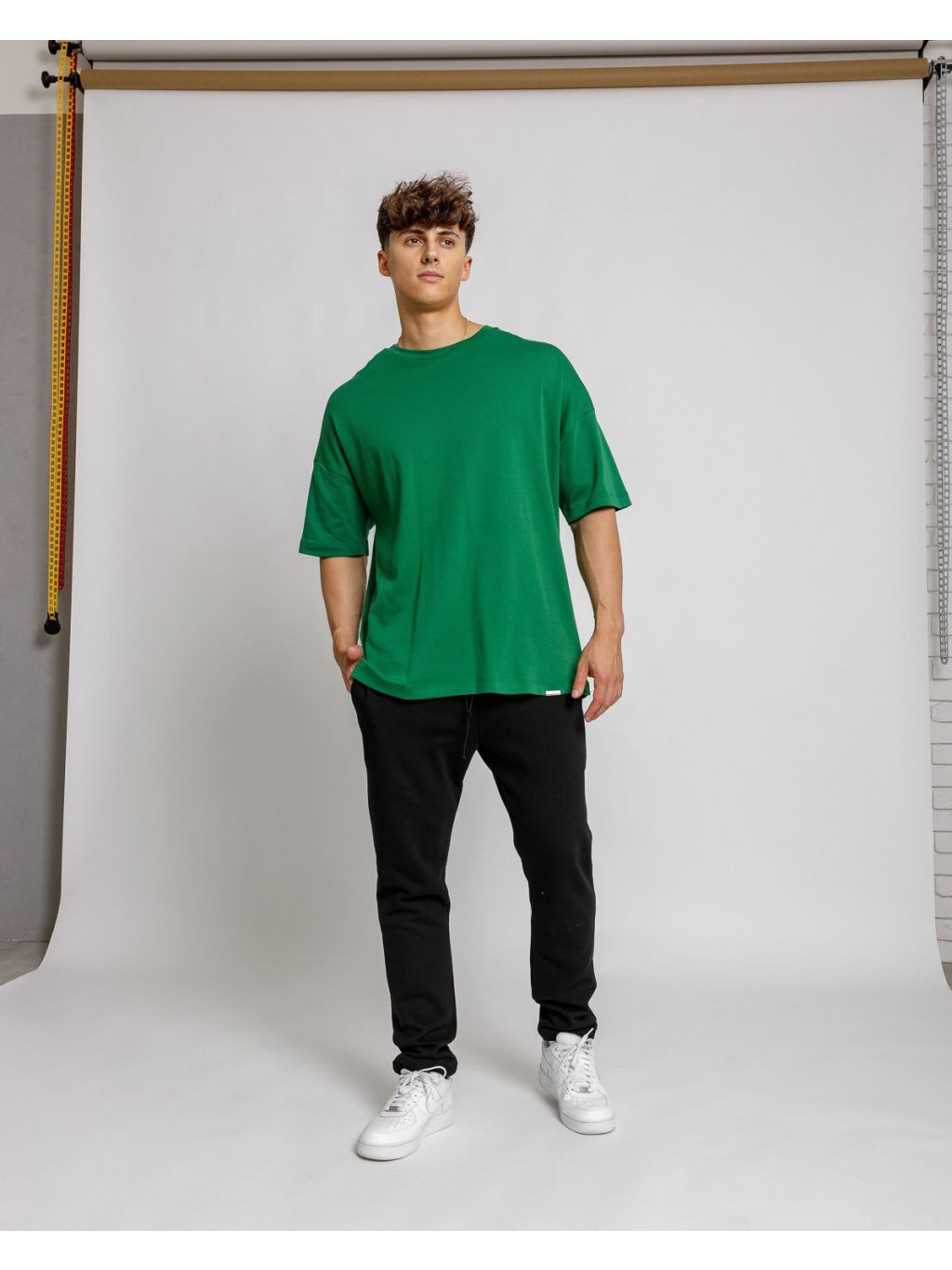 Oversized T shirt Notch Green DON LEMME Oversized T shirt Notch Green DON LEMME