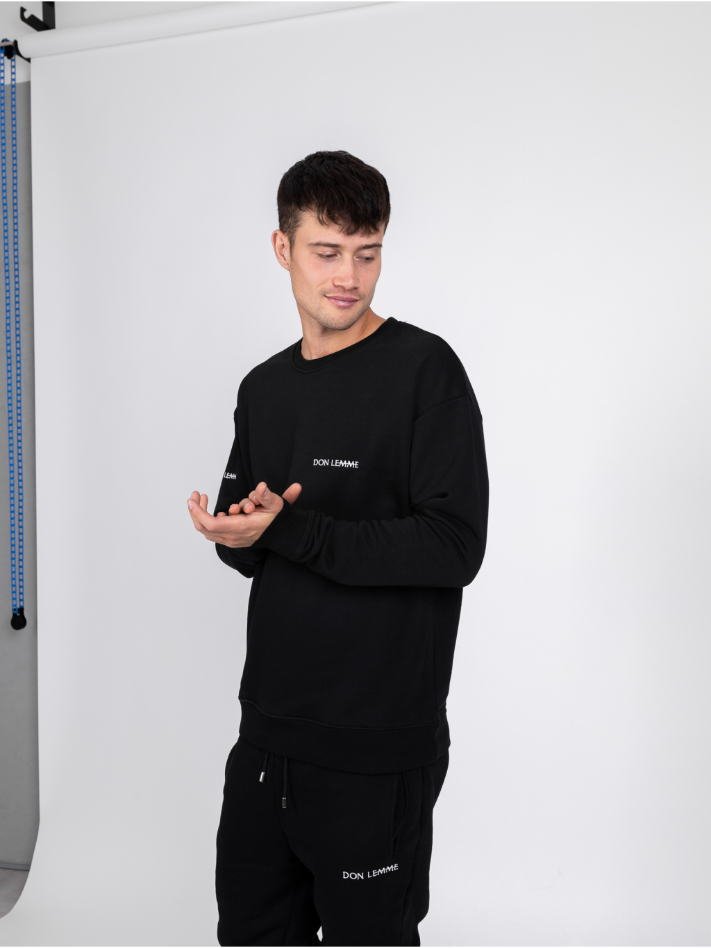 Hoodie Thread - black - DON LEMME