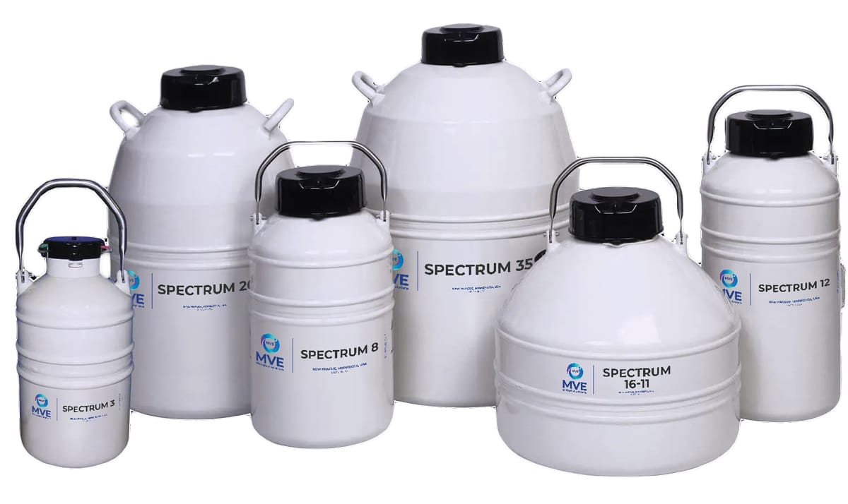 MVE BIO Spectrum | Lehká řada kontejnerů s vysokou odolností a nízkou spotřebou dusíku