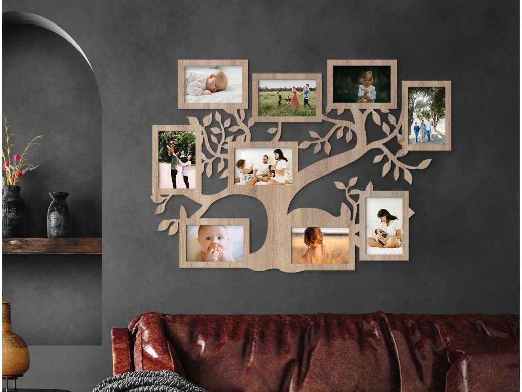 Rodinný fotorámeček Strom života - drevko.cz