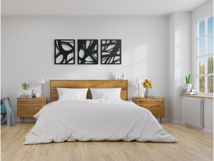 Dřevěné abstraktní obrazy - nejen do obýváku | DREVKO