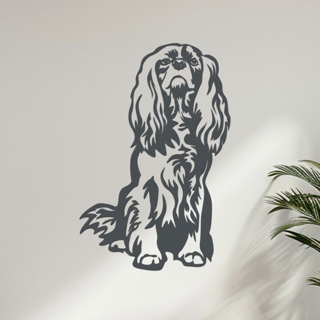 Dřevěný obraz Amerického kokršpaněla - dřevo života