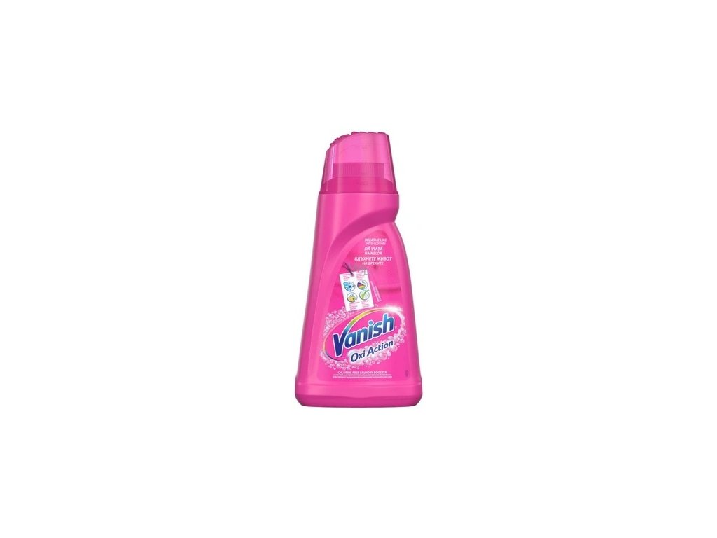 Vanish Oxi Action Liquid Pink na škvrny 1l - drogeriashop.eu