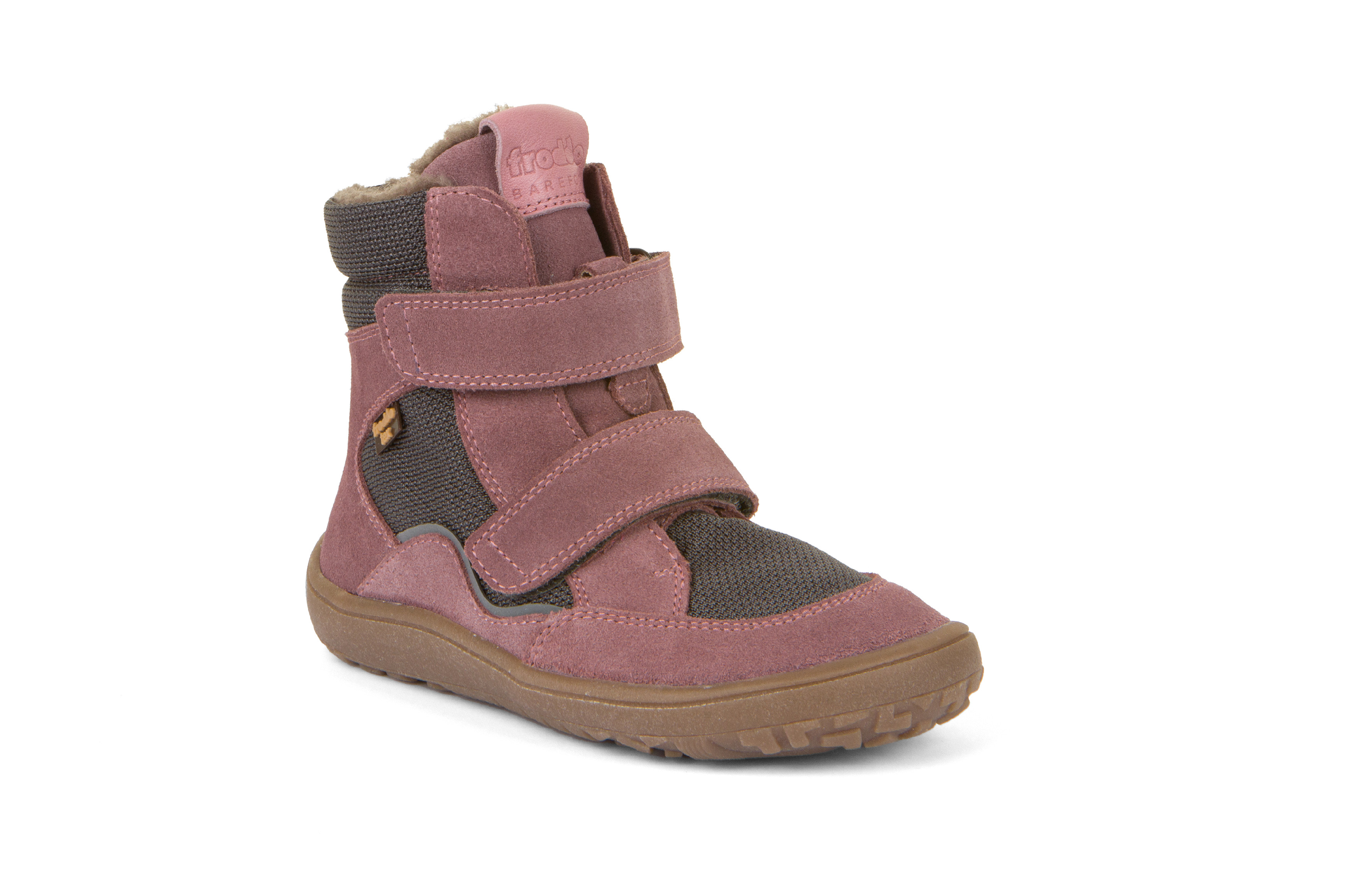 Zimné topánky Grey/Pink Barefoot Tex Winter - Froddo - Dupidup