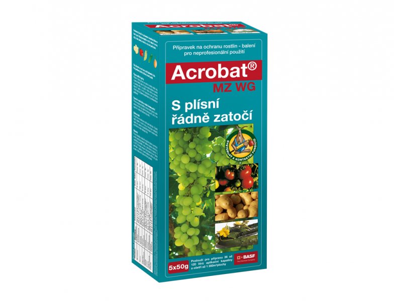 ACROBAT MZ WG 5x100 g - plísen na bramborech, okurkách - E-agro.cz