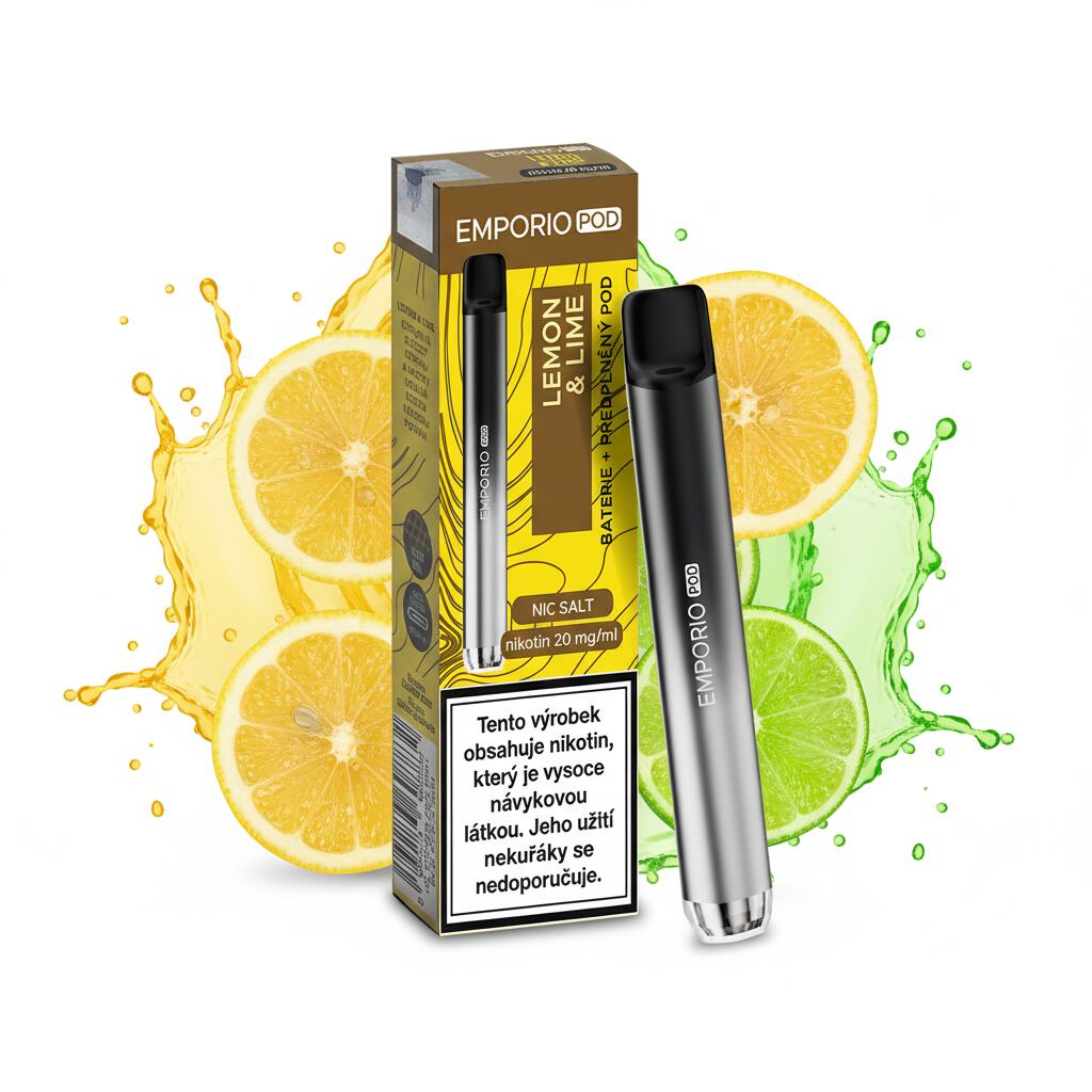 Emporio Pod Kit (Lemon & Lime) intenzita nikotinu 20mg - e-cigo.cz