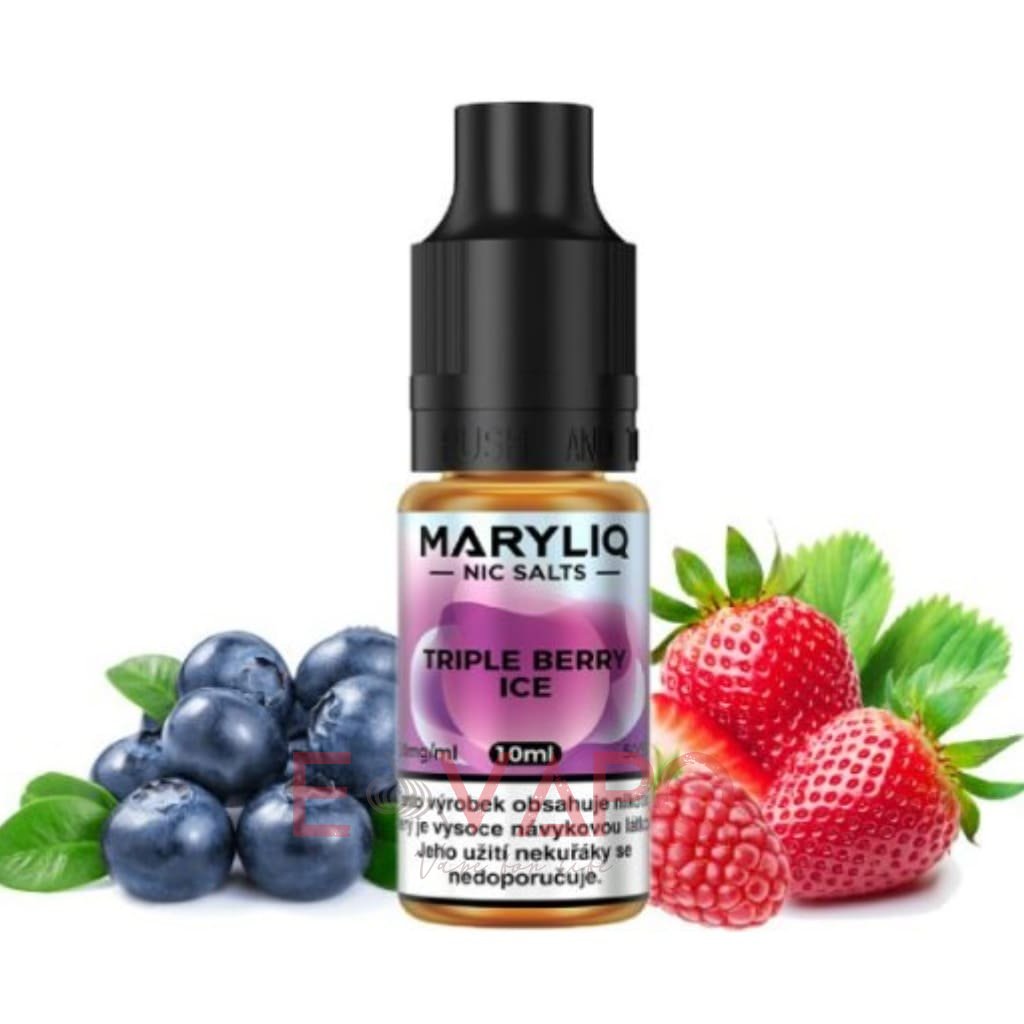E Liquid Maryliq Nicsalt Triple Berry Ice Směs Lesních Plodů S Ledem