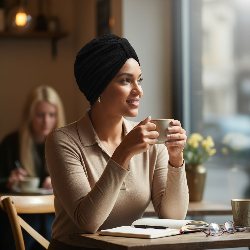 Turban-twist madeira - ČERNÝ - je za krásnou cenu 480 Kč