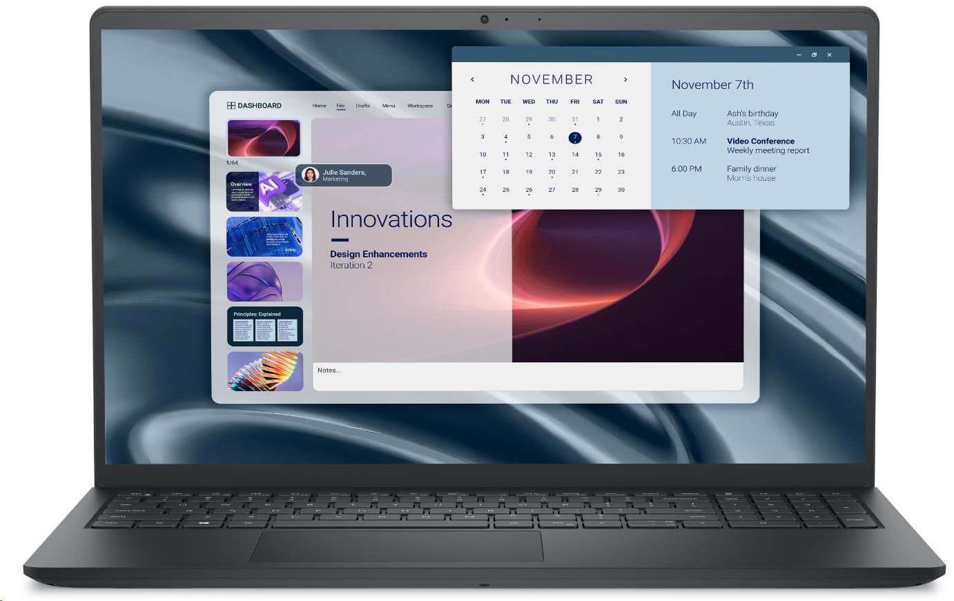 DELL NTB Pro 15 Essential PV15250/i7-1355U/16GB/512SSD/15.6" FHD/Intel UHD/65W/WLAN/Backlit Kb ...