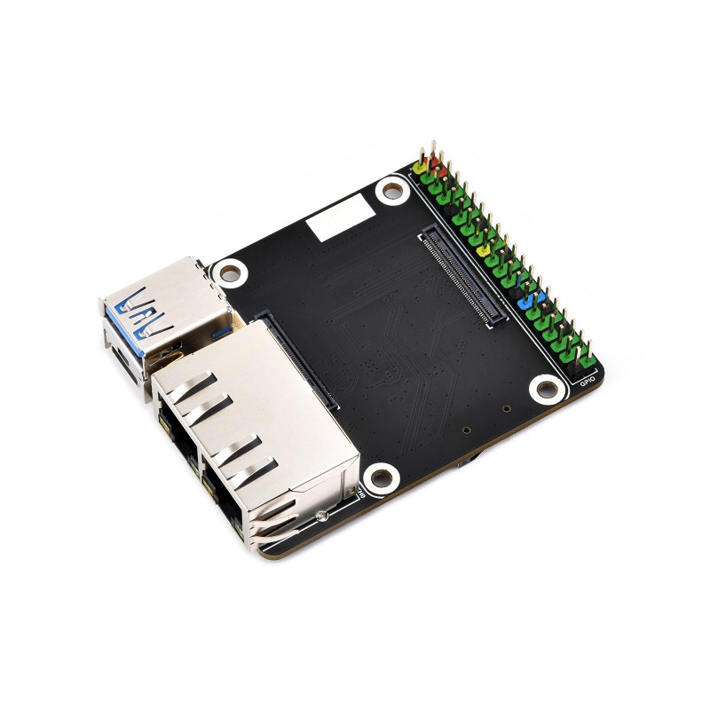 Mini Dual Gigabit Ethernet Base Board pre Raspberry Pi Compute Module 5 ...