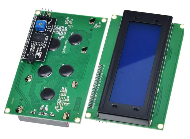 LCD2004 displej 20x4 s IIC/I2C Modré podsvietenie - Elecom