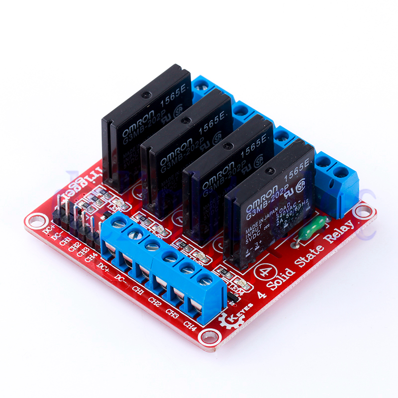 4 kanálový 5V SSR relé modul pre Arduino - Elecom