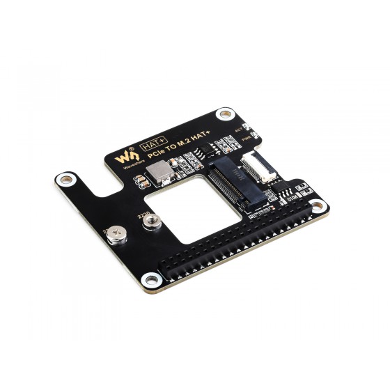 PCIe To M.2 Adapter for Raspberry Pi 5, Supports NVMe Protocol M.2 ...